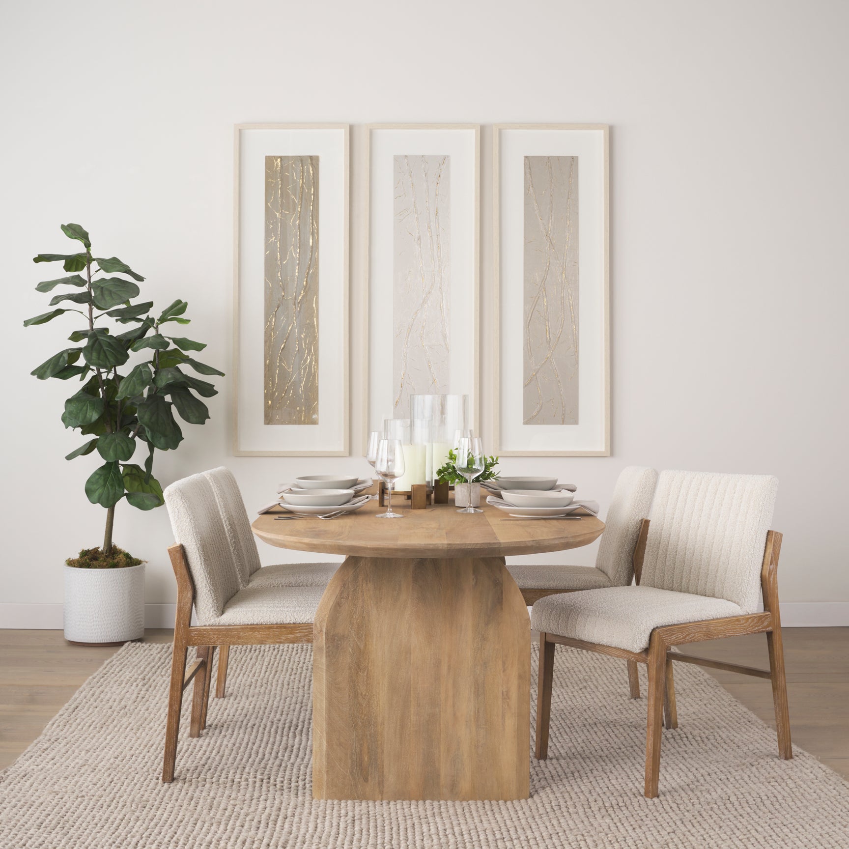 Ireland Dining Table – Rug and Weave