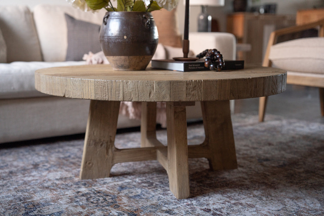 Lennon Round Coffee Table – Rug and Weave