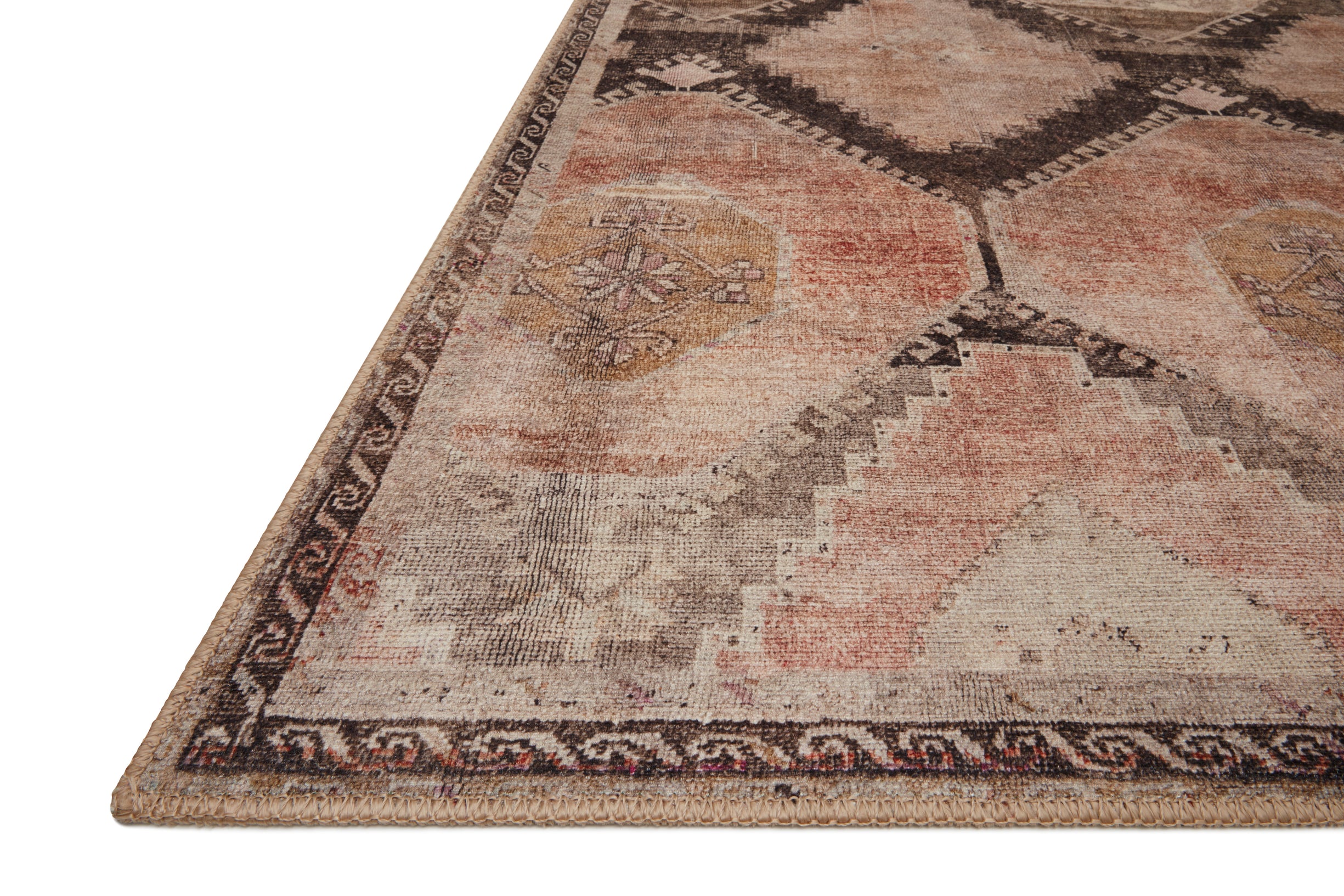Loloi Wynter Graphite / Blush Rug – Rug and Weave